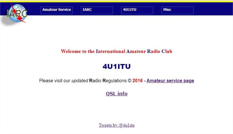 New Website - 4U1ITU